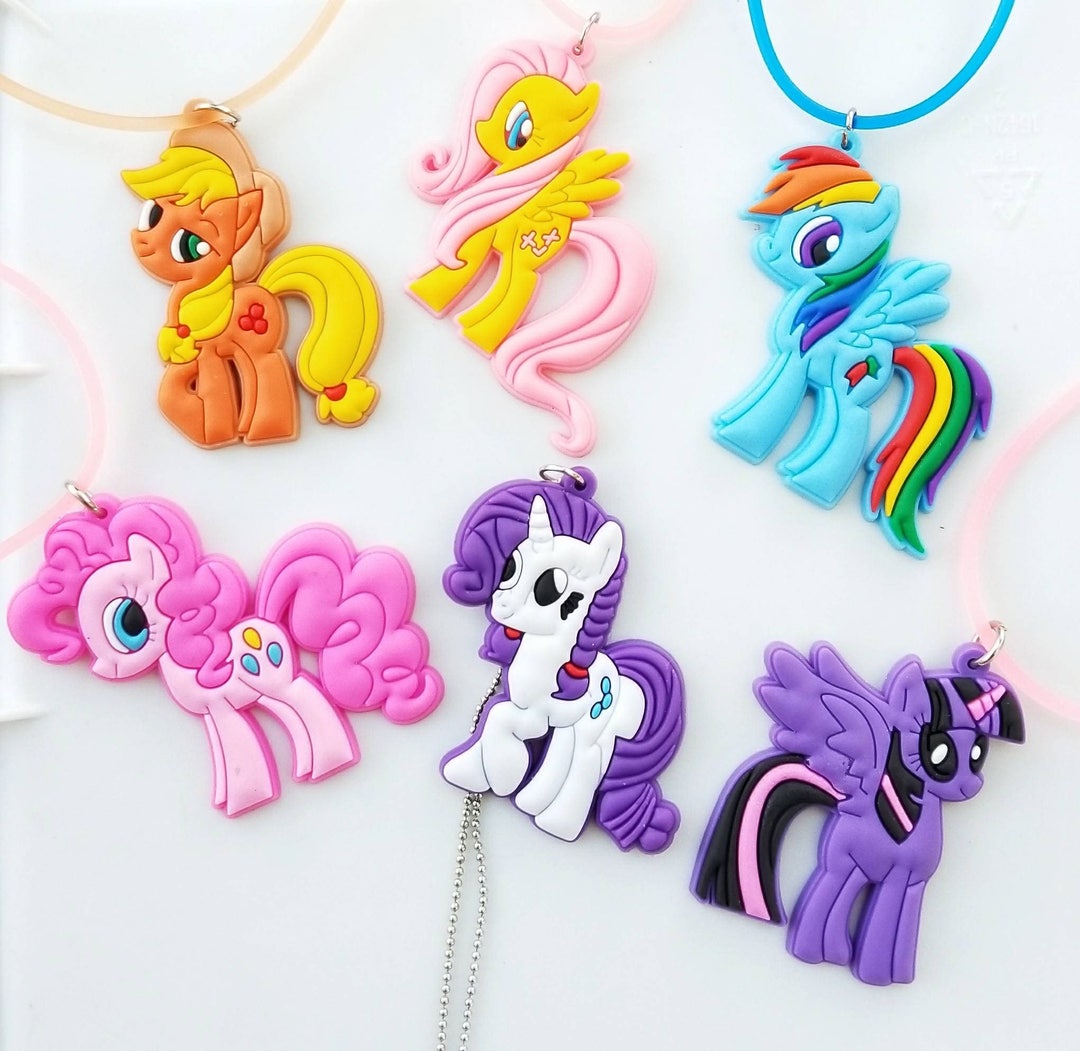 My Little Pony Charm Necklaces - Little Girls Necklace - Rarity ...
