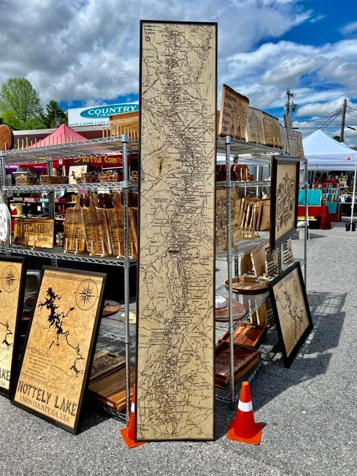 Appalachian Trail Map SVG Digital File for Laser Engraving, CNC, POD ...