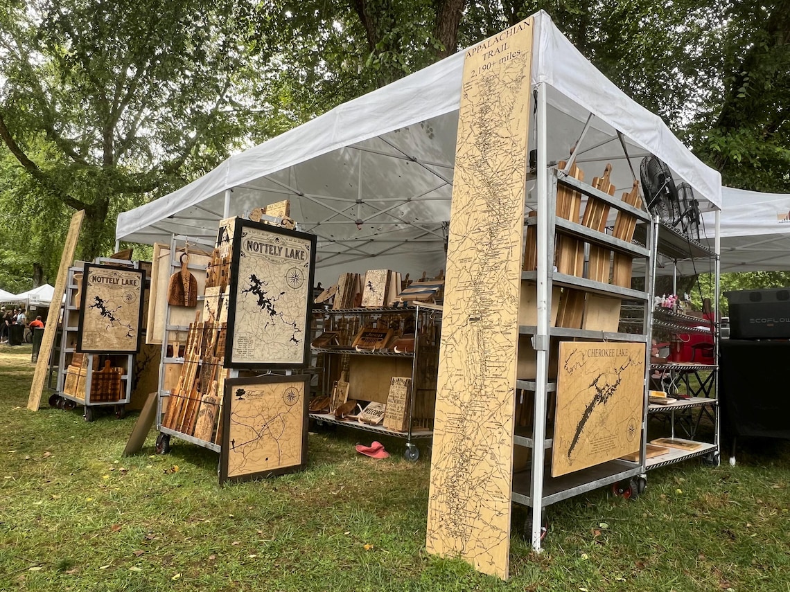 Appalachian Trail Map SVG Digital File for Laser Engraving, CNC, POD ...