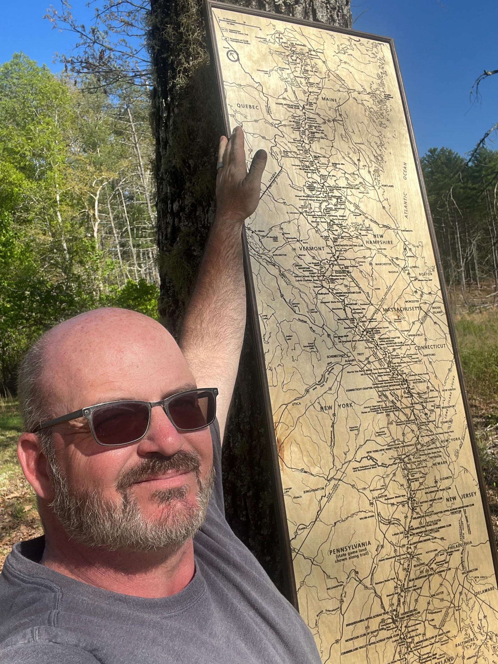 Appalachian Trail Map SVG Digital File for Laser Engraving, CNC, POD ...