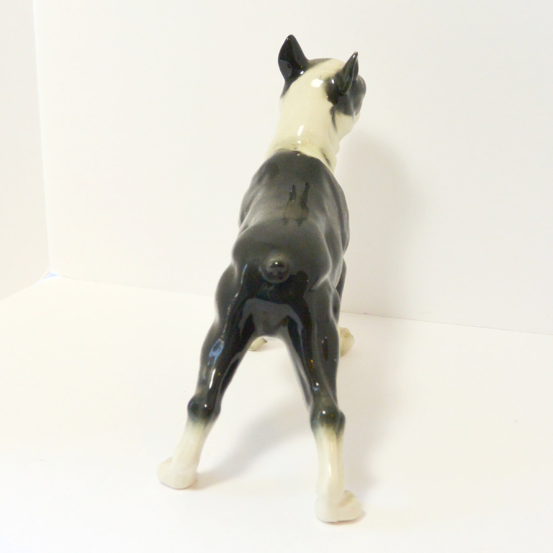 Porcelain Boston Terrier Dog Vintage Dog Figurine - Etsy