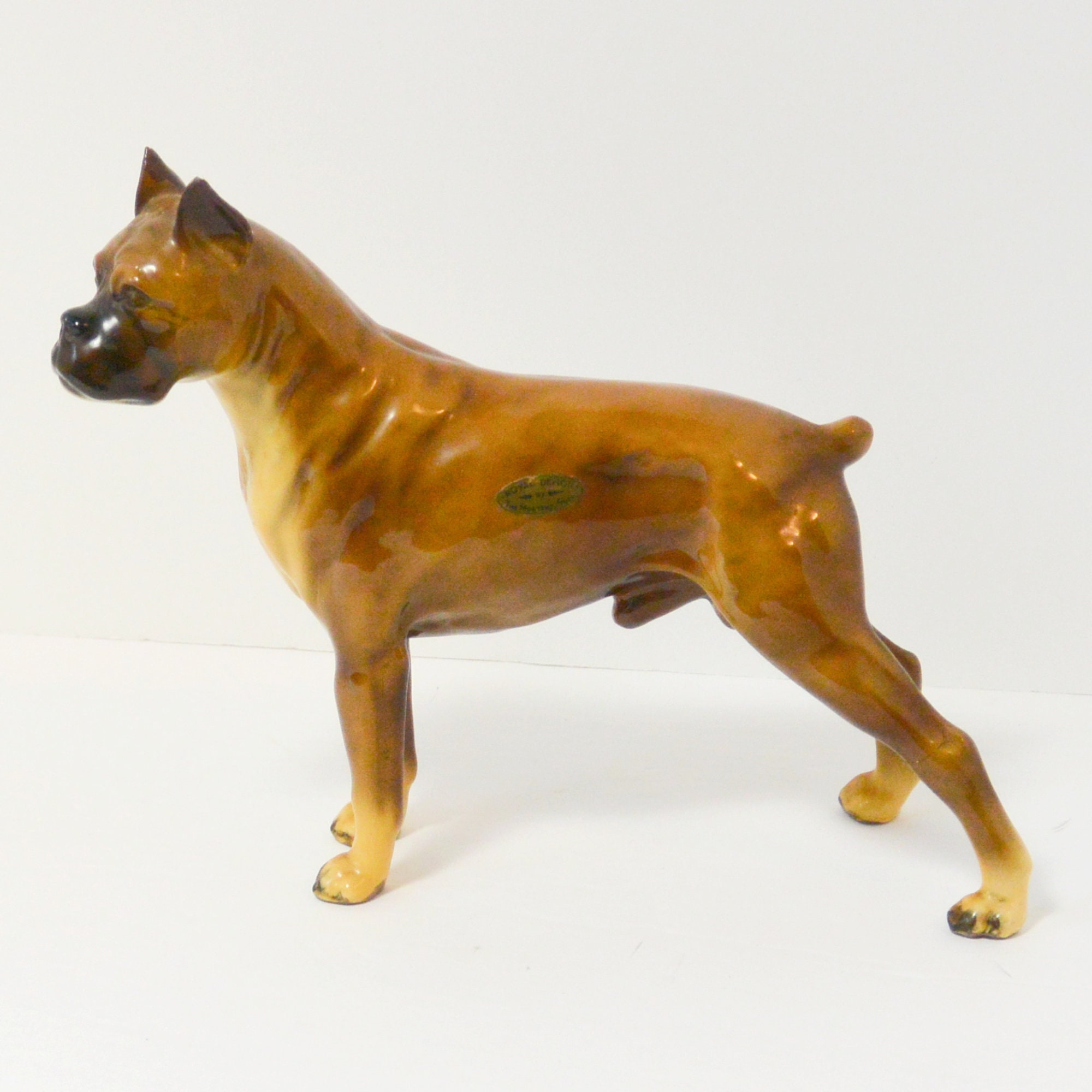 Mortens Studio Standing Adult Boxer Vintage Boxer Figurine - Etsy