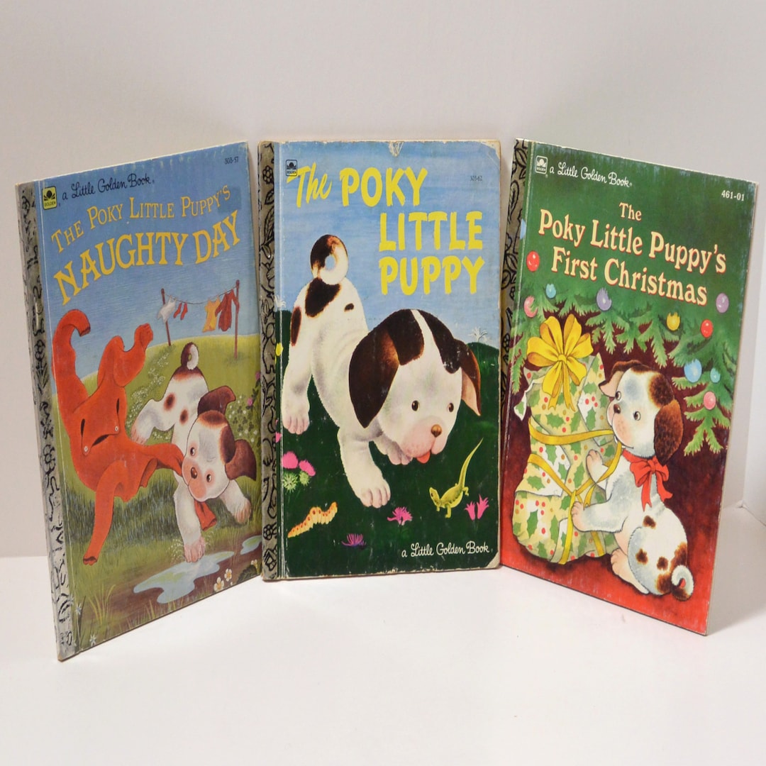 Vintage "the Poky Little Puppy" Trio of Children's Books, Classic ...