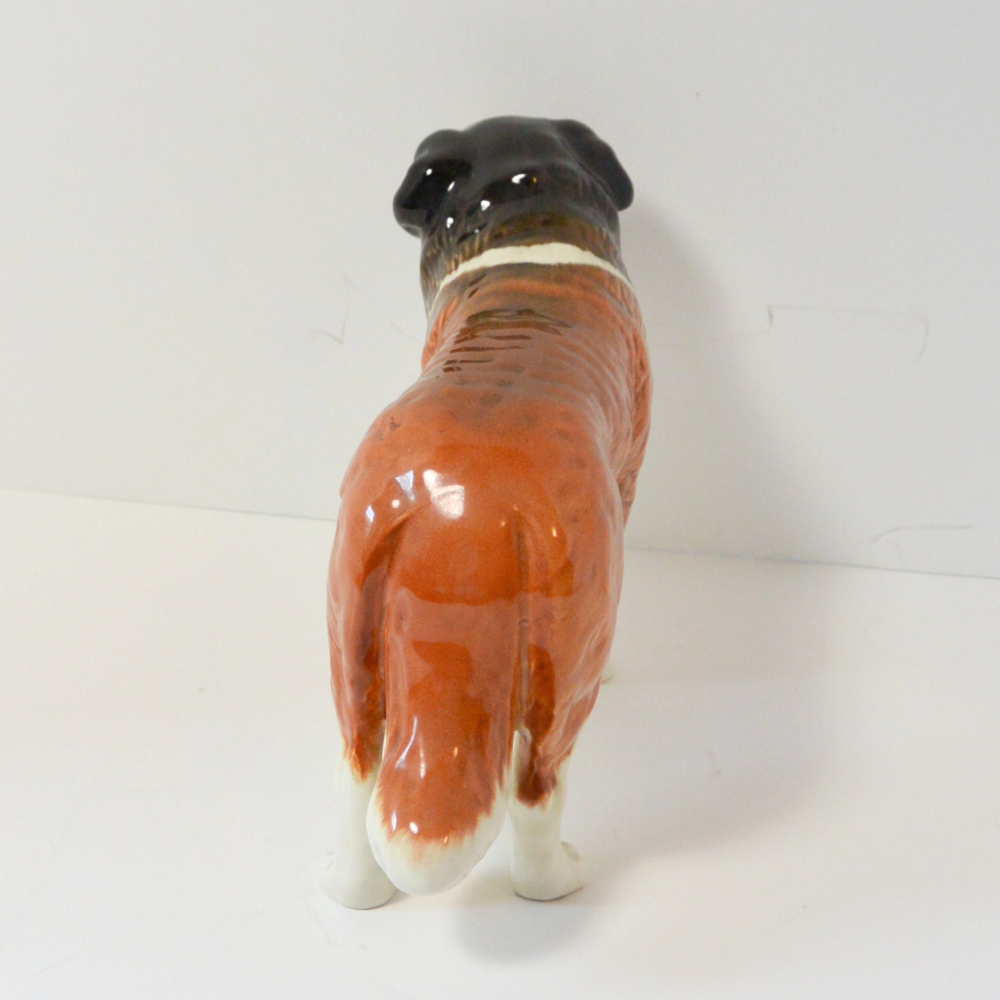 Vintage Beswick Porcelain Saint Bernard Dog Figurine, 1968 - Etsy