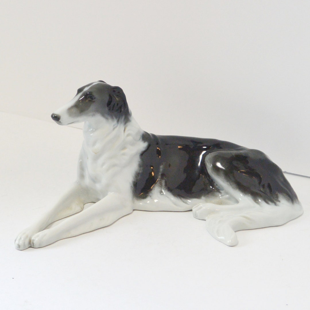 Rosenthal Borzoi Dog, Antique Porcelain Dog, Borzoi Lover's Gift ...