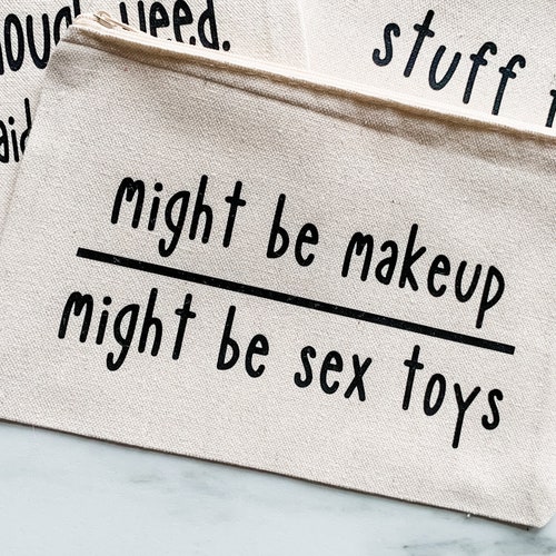 Funny Makeup Bag Mature Toiletry Bag Women Adult Toy Bag Etsy
