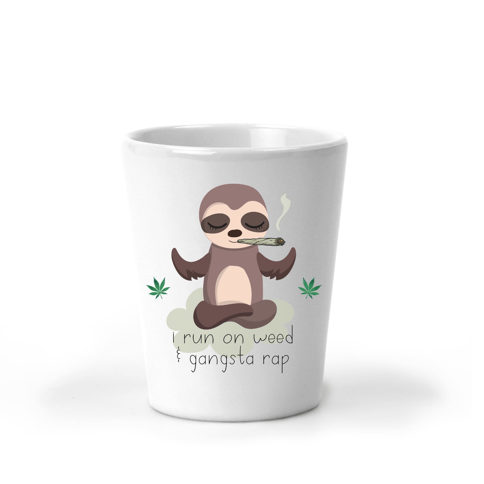 Weed Marijuana Shot Glasses Sloth Gifts Stoner Gifts Weed - Etsy