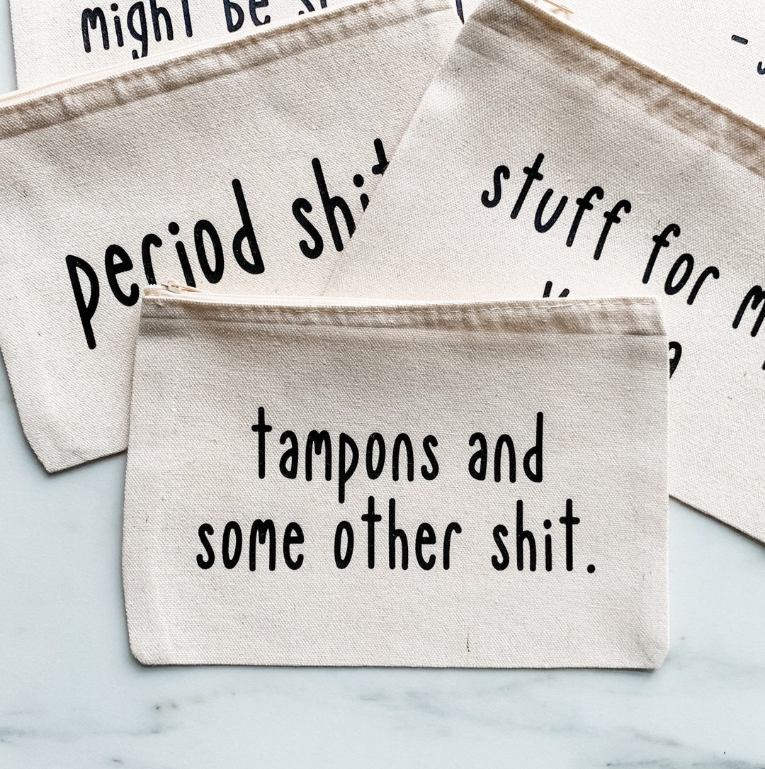 Tampons, Period Bag, Tampon Case, Period Pouch, Feminine Hygiene ...