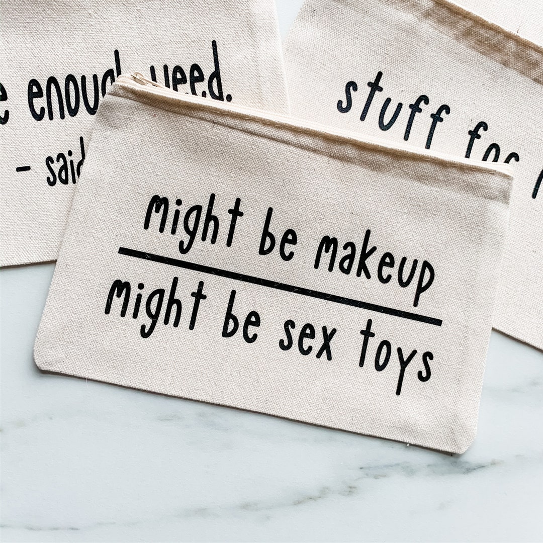 Funny Makeup Bag Mature Toiletry Bag Women Adult Toy Bag Sex Toys
