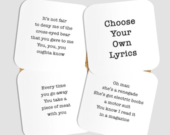 Inappropriate Mistaken Song Lyrics Coasters Set - Etsy