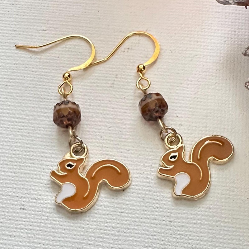 Squirrel Charms - Etsy