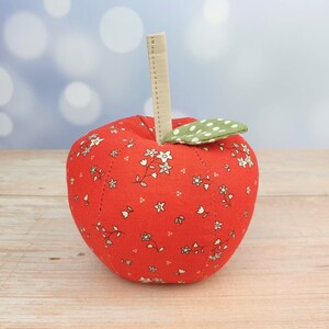 Fabric Apple Pincushion Sewing Pattern (PDF Download) - Perfect Teacher ...