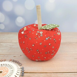 Fabric Apple Pincushion Sewing Pattern (PDF Download) - Perfect Teacher ...