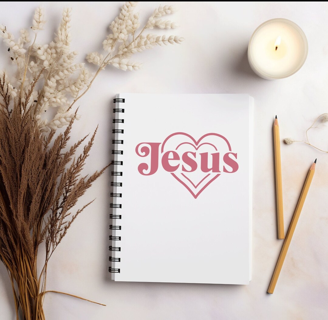 Jesus Christian Spiral Notebook Ruled Linejesus Journalsjesus ...