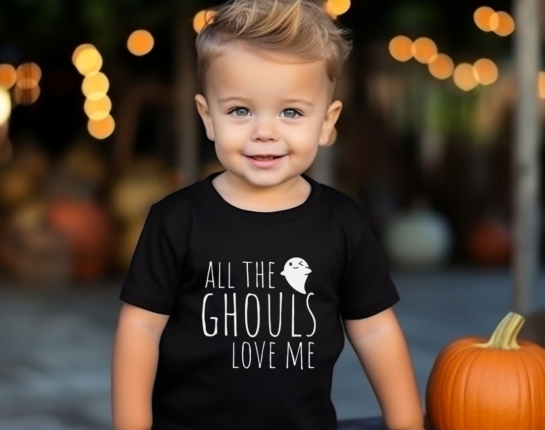 All the Ghouls Love Me Halloween Toddler Short Sleeve Teeall - Etsy