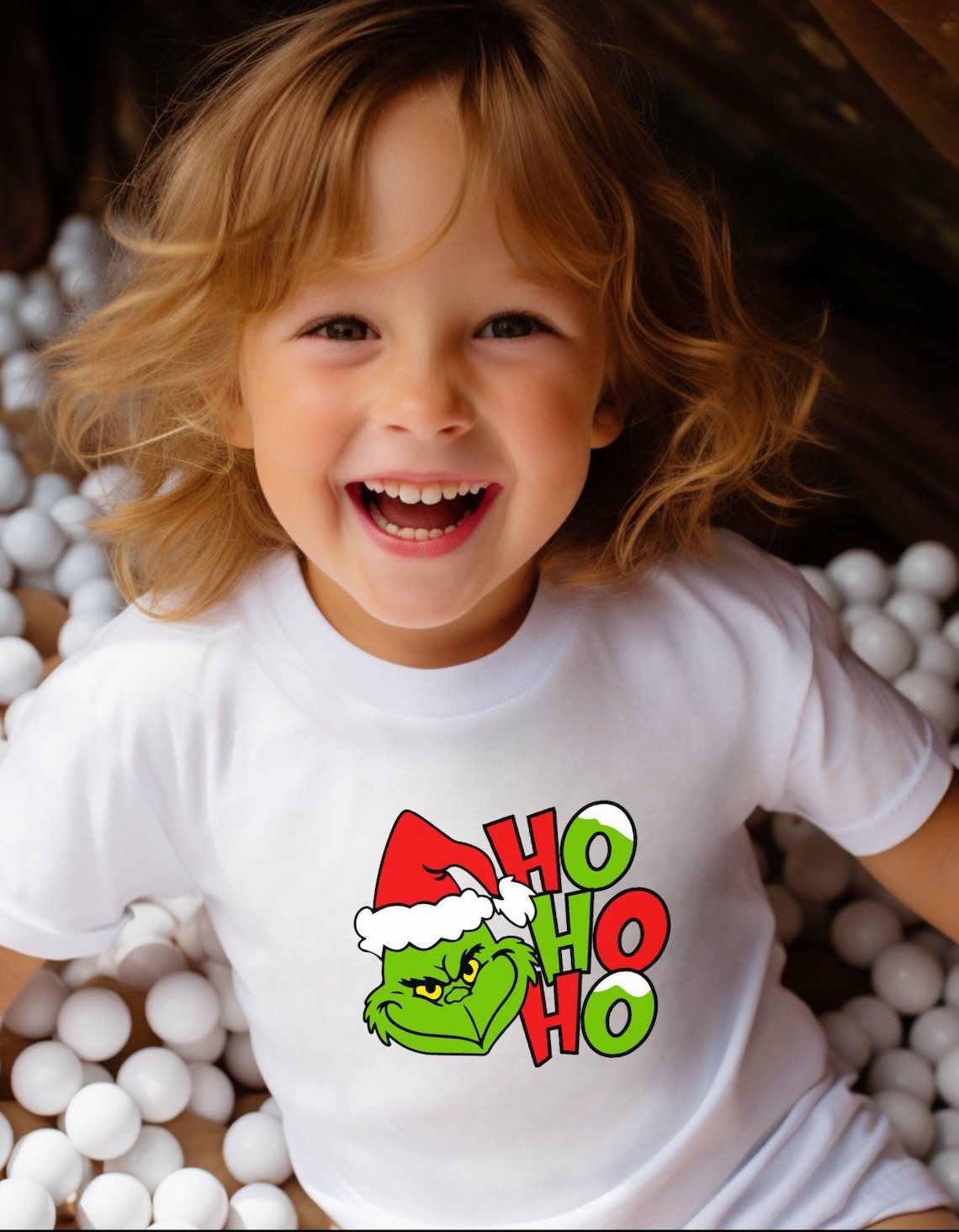 HOHOHO Grinch Christmas Toddler Short Sleeve Teehohoho - Etsy