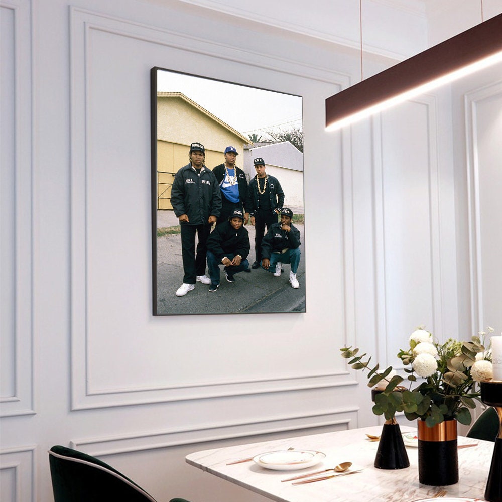 Eazy E And Dr Dre Nwa Celebrity Music Band Singer Wall Art Home Poster