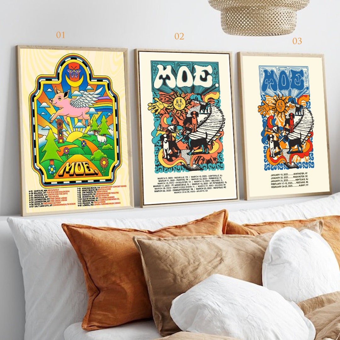 Moe. 2022-2023 Tour Poster 2023 Poster - Etsy