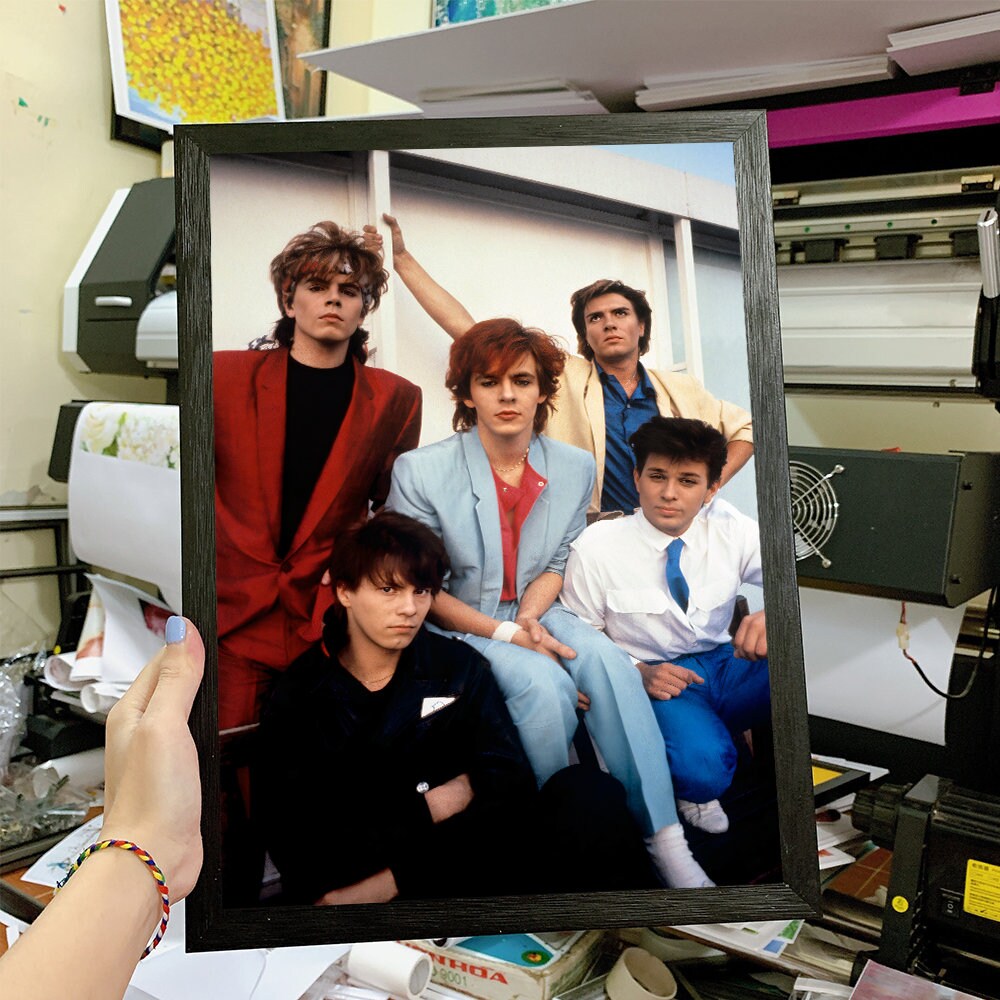 Duran Duran 80s Poster, Boy Band Poster, Vintage Singer Poster Designed ...