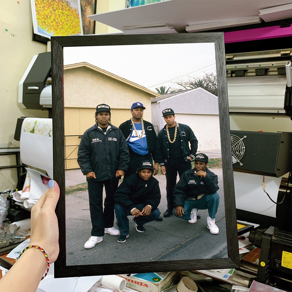 Eazy E And Dr Dre Nwa Celebrity Music Band Singer Wall Art Home Poster