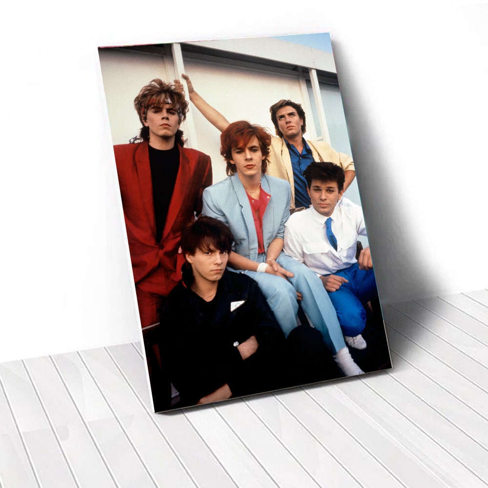 Duran Duran 80s Poster, Boy Band Poster, Vintage Singer Poster Designed ...
