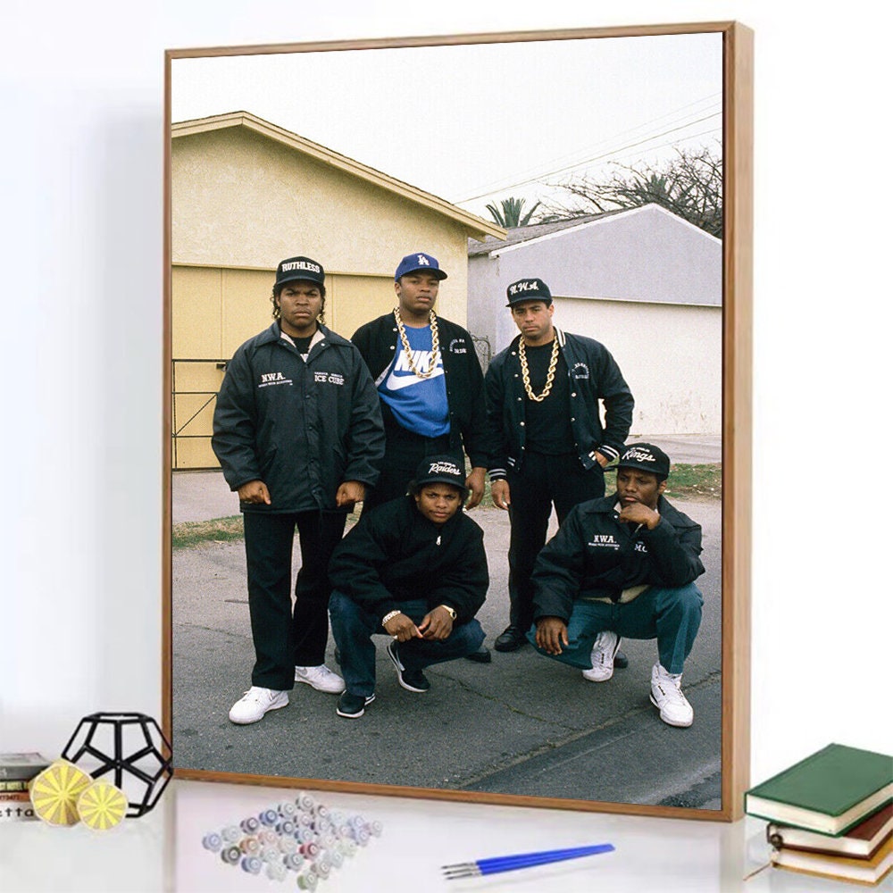 Eazy E And Dr Dre Nwa Celebrity Music Band Singer Wall Art Home Poster