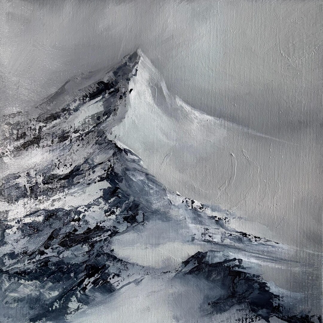 Snowdon Peak. Original Painting - Etsy