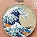 Great Wave Cross Stitch Pattern Modern Cross Stitch Design - Etsy