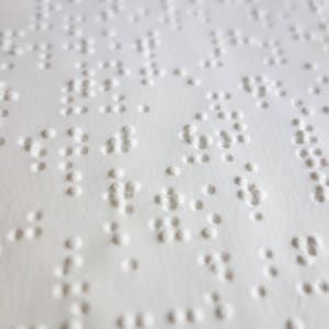 10 Braille Pages - Large Vintage Double-sided Papers - Etsy