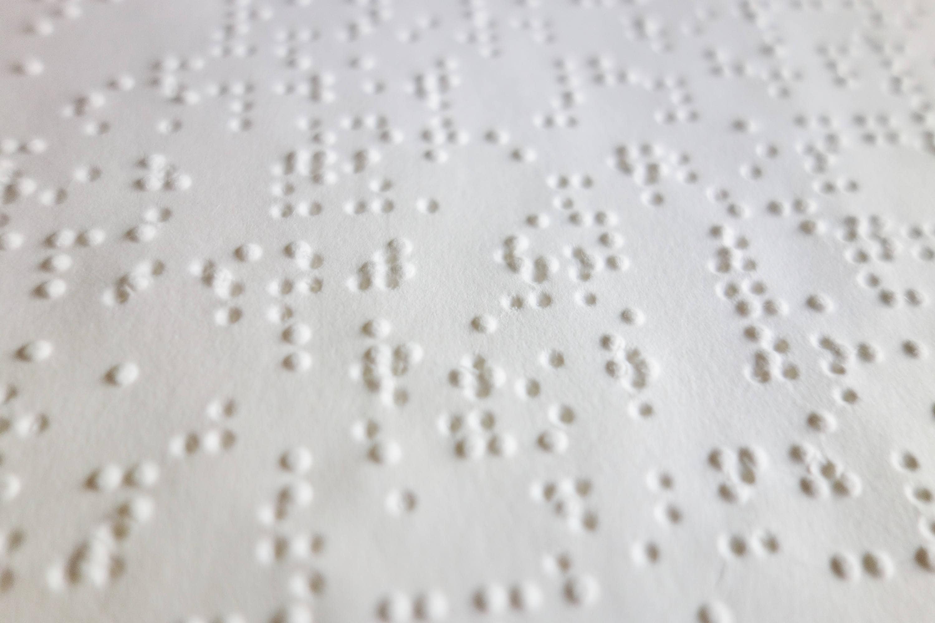 10 Braille Pages - Large Vintage Double-sided Papers - Etsy