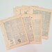 16 Dictionary Pages - Vintage Double-sided Papers - Etsy