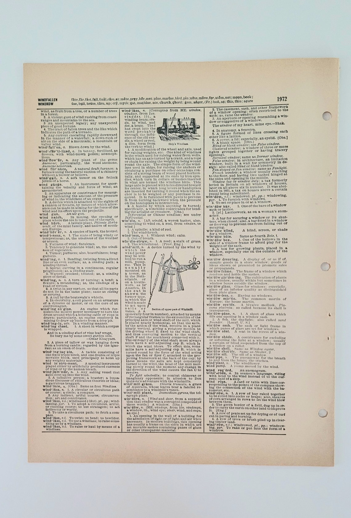 16 Dictionary Pages - Vintage Double-sided Papers - Etsy