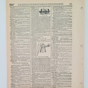 16 Dictionary Pages - Vintage Double-sided Papers - Etsy