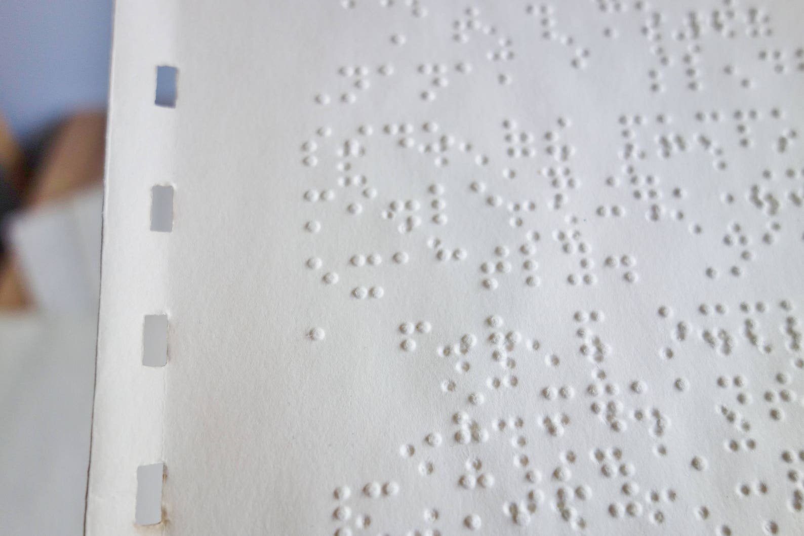 10 Braille Pages - Large Vintage Double-sided Papers - Etsy