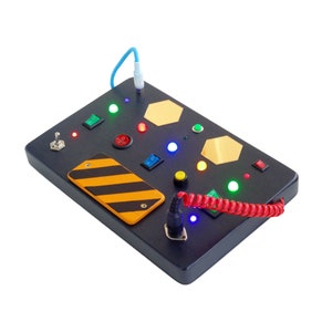 Personalized LED Light Toy for Toddler Busy Board Switch Box Kids ...