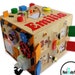 Customized Toddler Busy Box Baby Busy Board Wooden Toy - Etsy