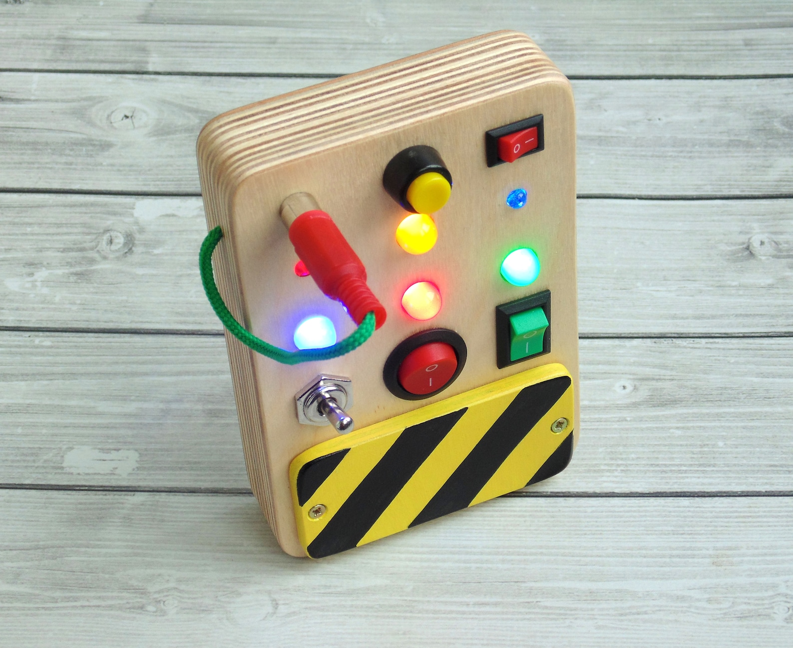 Light Switch Toy Busy Board for Toddler Personalized Activity Board ...