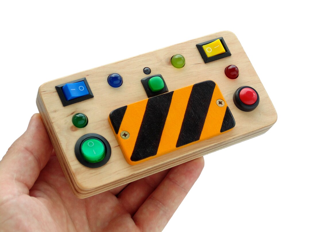 Mission Control Panel Switch Board LED Light Toy Personalized Busy ...