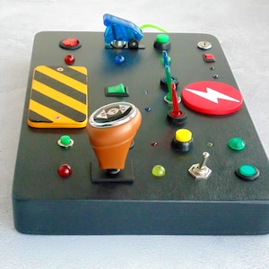 LED Light Switch Board for Toddler Electronic Busy Board for Travel ...