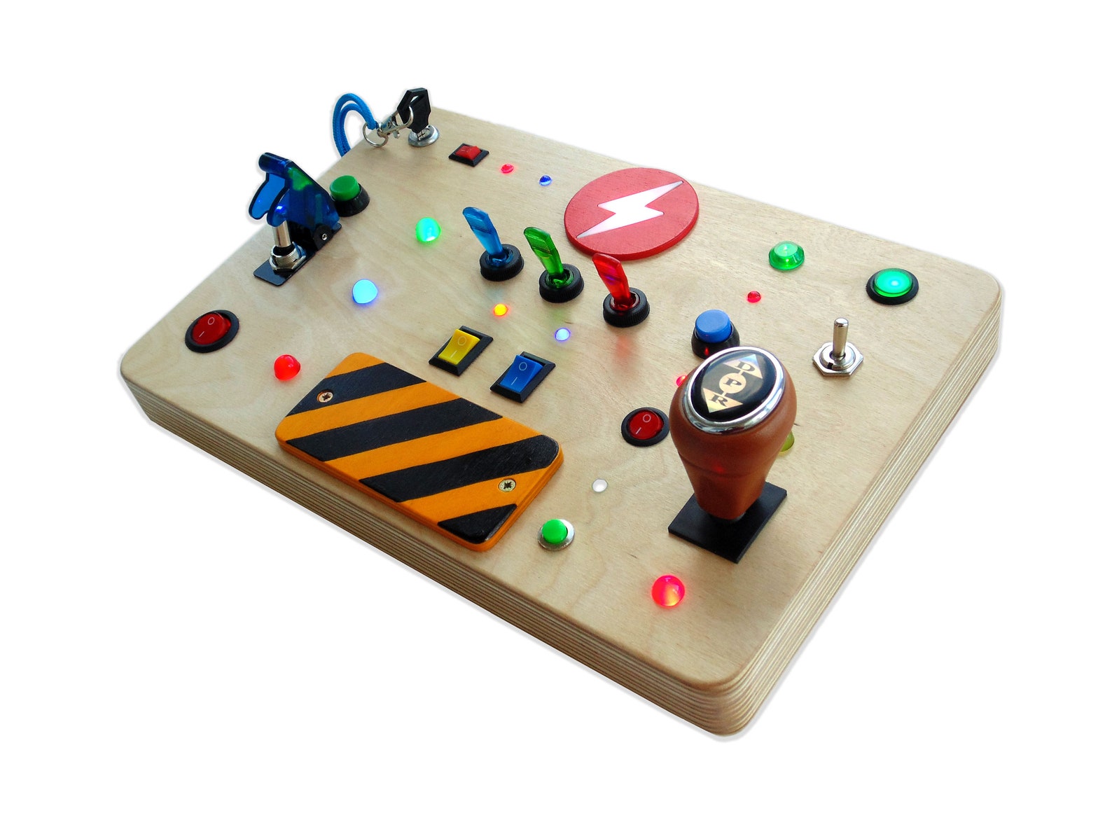 Mission Control Panel for Toddler Busy Board LED Light Toy - Etsy
