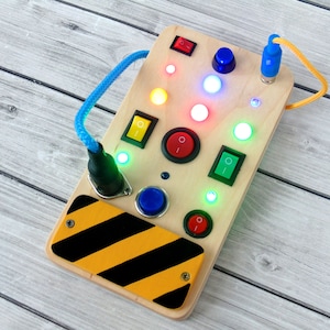 Busy Board With Light, Personalized LED Light Toy, Spaceship Control ...