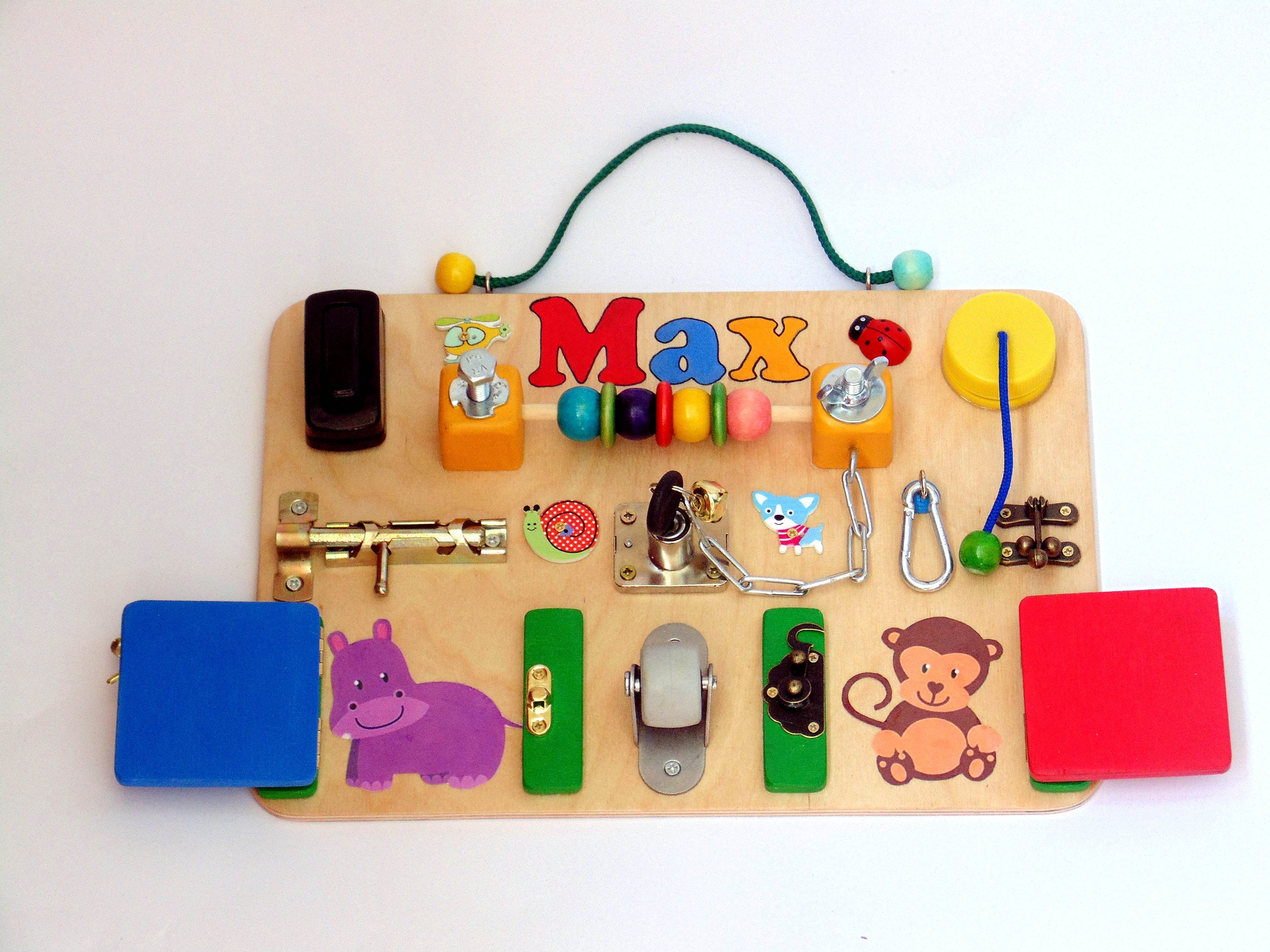 Travel Busy Board Montessori Personalized Baby Gift Baby | Etsy