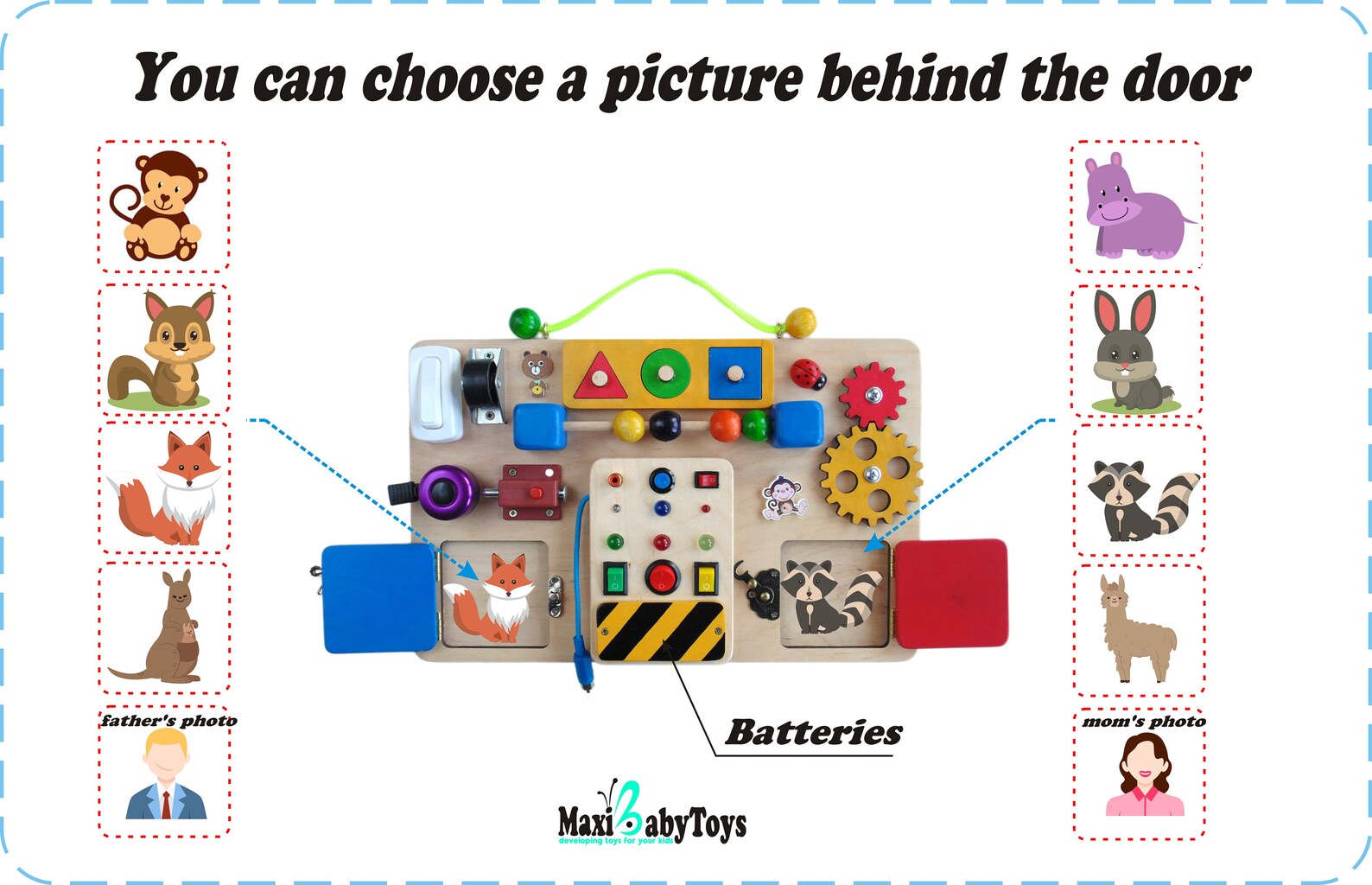 Gift for 2 Year Old Travel Busy Board for Toddler Toddler - Etsy