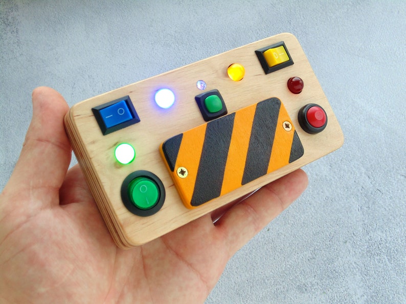 Mission Control Panel Switch Board LED Light Toy Personalized - Etsy