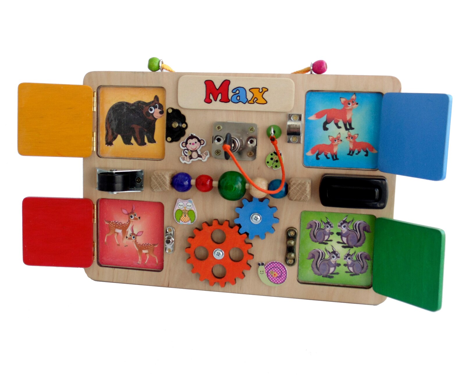 Travel Busy Board Montessori Personalized baby gift Baby | Etsy