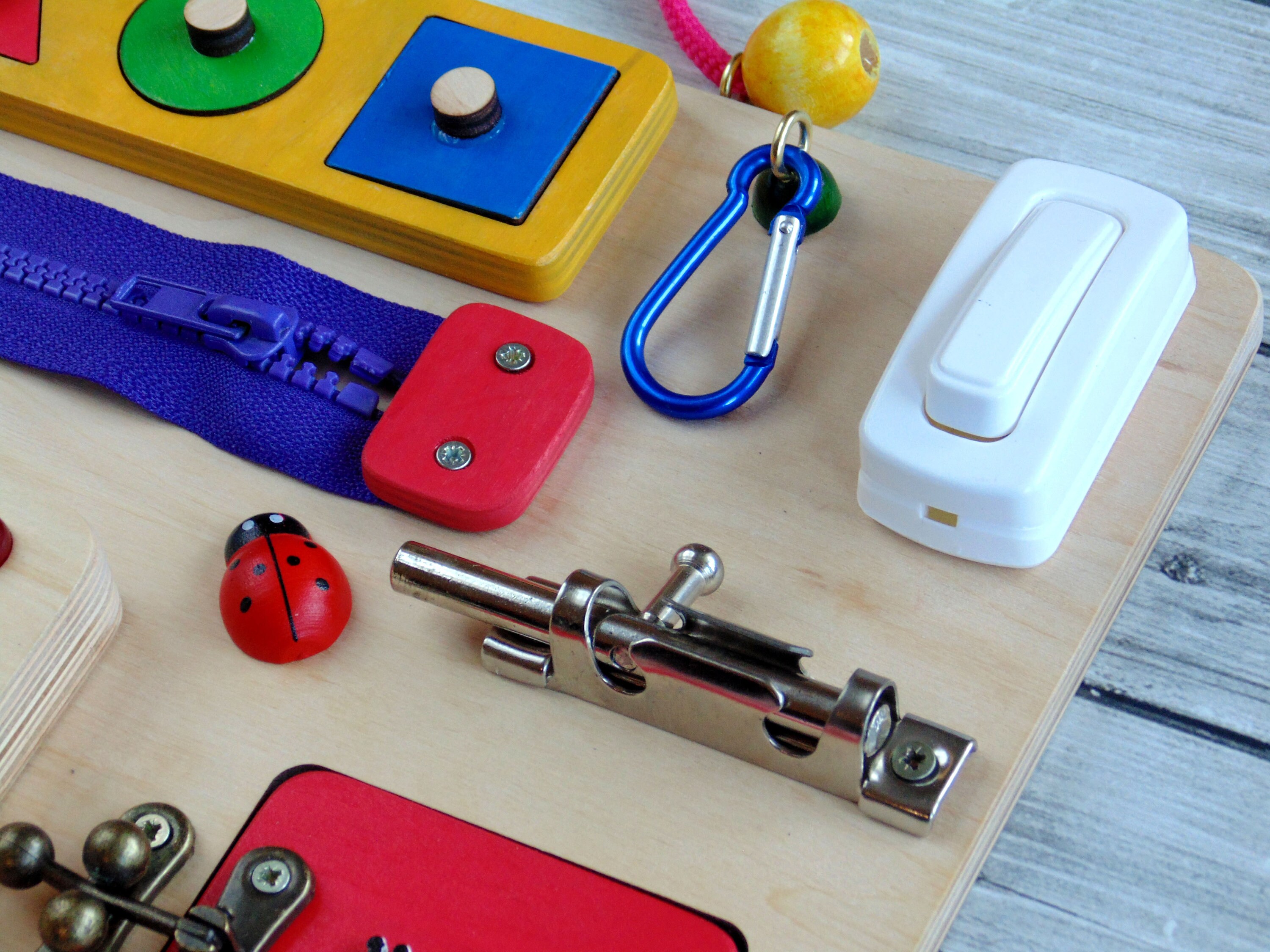 Travel Busy board for a toddler with shape sorter Travel | Etsy