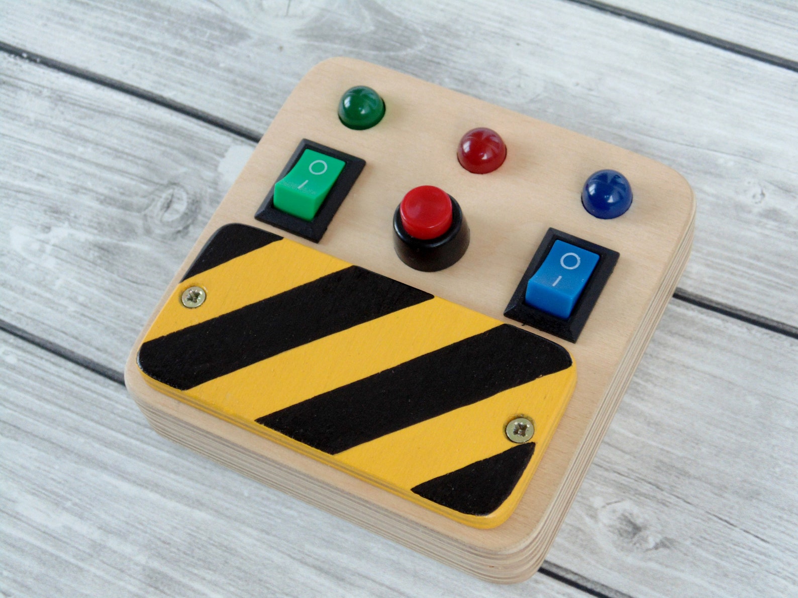 Travel Busy Board for Toddler LED Light Toy Personalized - Etsy