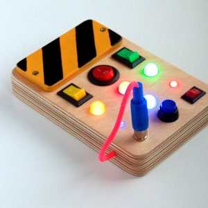 LED Light Busy Board for Baby Personalized Activity Board Switch Box ...