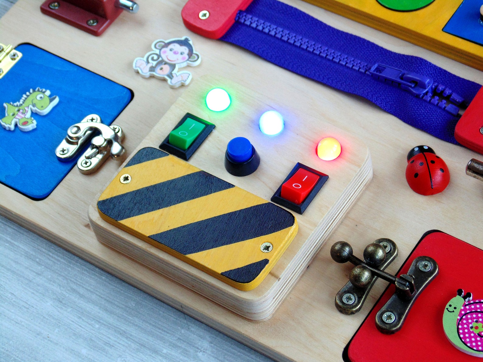 Travel Busy board for a toddler with shape sorter Travel | Etsy