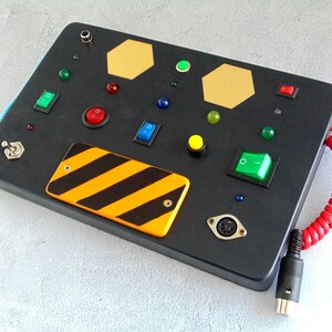 Personalized LED Light Toy for Toddler Busy Board Switch Box Kids ...